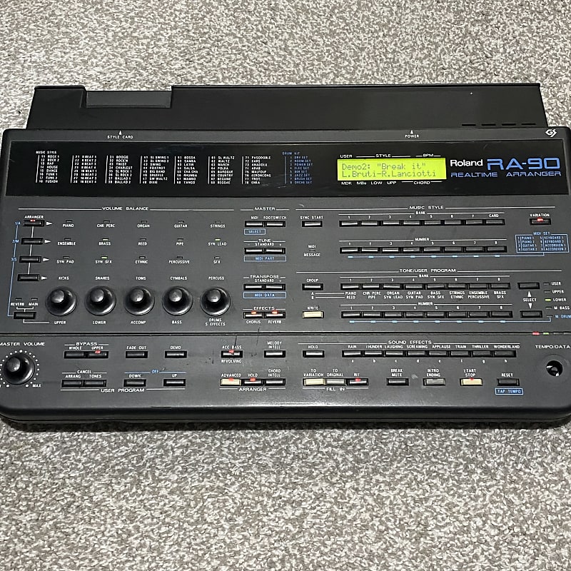 RARE VINTAGE ROLAND RA-90 REALTIME MIDI ARRANGER SEQUENCER | Reverb