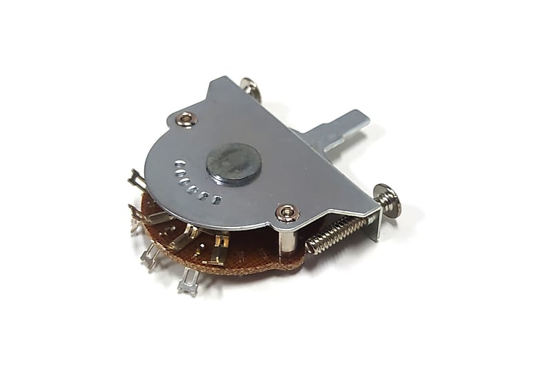 Fender style 5 way switch white tip | Reverb