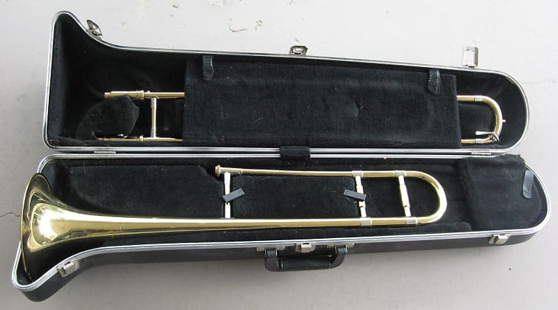 Holton TR602 Collegiate Trombone 1990s? - Gold Brass | Reverb