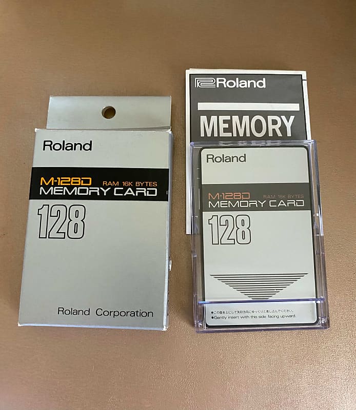 Roland M-128D Memory Card 128 RAM 80s | Reverb