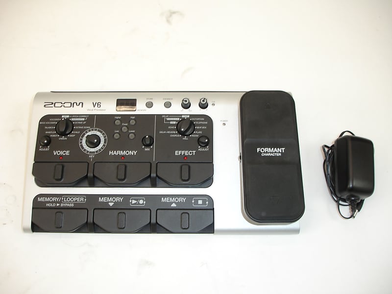 Zoom V6 Vocal Effects Processor Pedal | Reverb