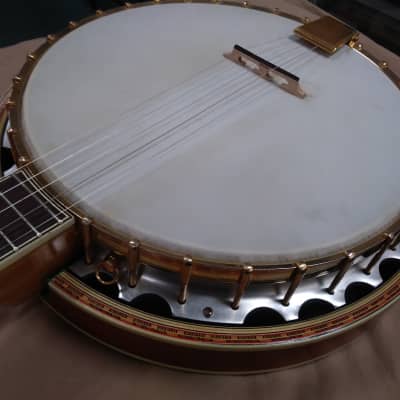 Crown 5 String Banjo 60s-70s Natural | Reverb