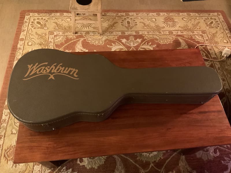 Washburn Dreadnought Hardshell Case Brown | Reverb