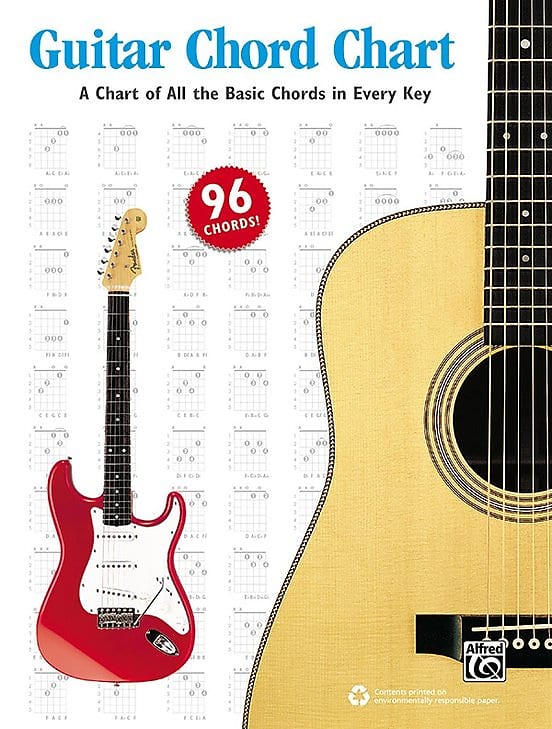 Guitar Chord Chart - Alfred Publishing | Reverb