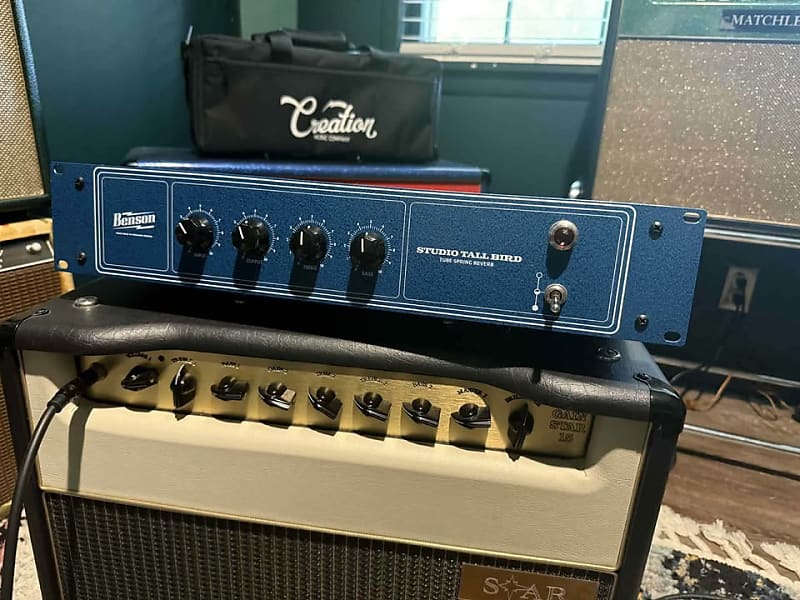 Benson Amps Studio Tall Bird Stereo Reverb 2023 - Blue | Reverb