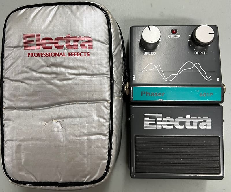 Electra 601P Phaser Pedal in Pouch Rare Guitar Effect Pedal | Reverb