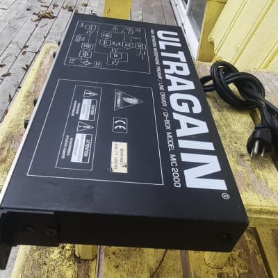 Behringer Hi Def Ultra Gain Mic 2000 Preamp/Line Driver Rack | Reverb