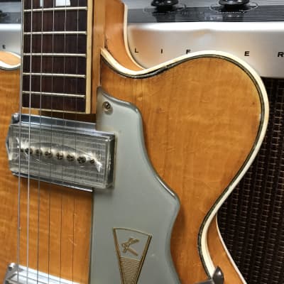 Kay Jazz II Hollow Body Electric Guitar 1960's Bigsby Vibrato | Reverb