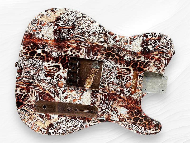 Fender Telecaster - Custom Leopard Print Body & Copper | Reverb