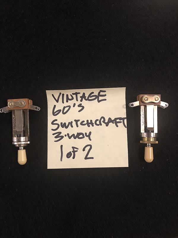 Switchcraft Les Paul or SG 3 way switch Deluxe 1960's | Reverb