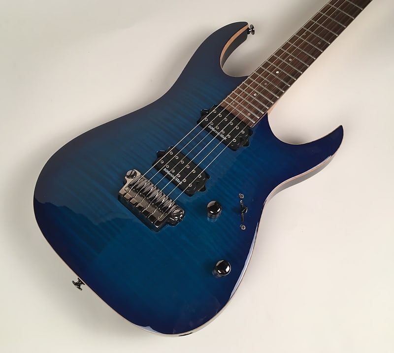 2005 Ibanez Sapphire Blue RGA321F SPB with Original Hardshell | Reverb