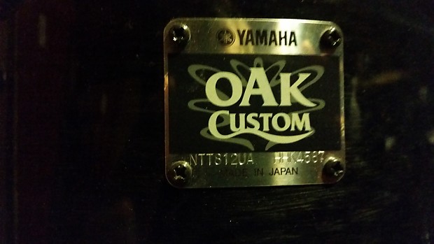 Yamaha Oak Custom 12" tom Musashi Black | Reverb