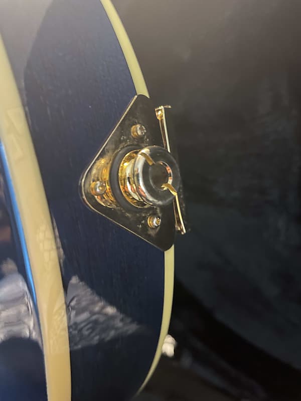 Epiphone Mandolin Electric MM30E 2005 - Glossy Blue Stained | Reverb