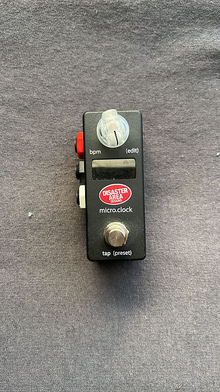 Disaster Area Designs Micro.Clock 2020 Black | Reverb