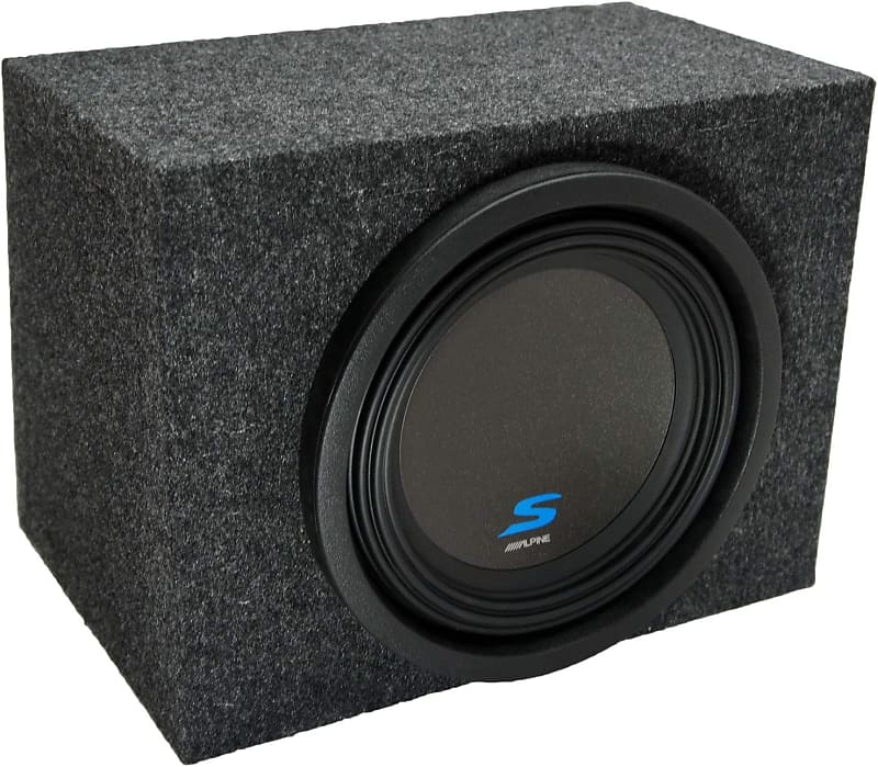 Single Sealed 10" Alpine S-W10D4 Car Audio Subwoofer Custom | Reverb