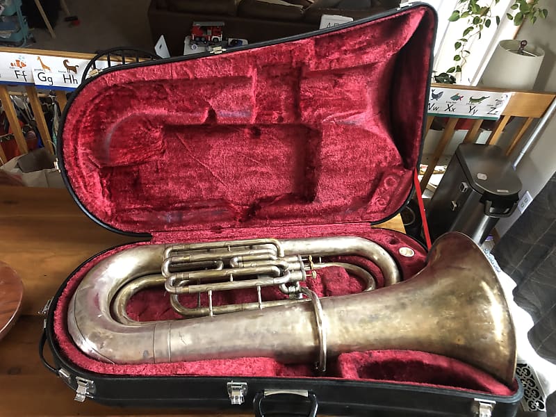 Yamaha Bb Tuba 3 valve 80s? - Silver patina | Reverb