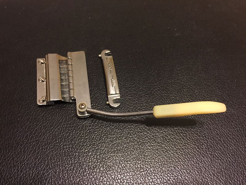 1965 Gibson Short Vibrola Tremolo tailpiece and Wraparound | Reverb