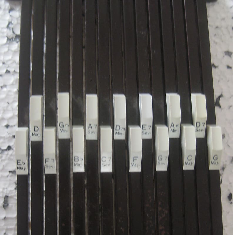 Chromaharp Autoharp 15 Chord Bars and Holders Complete | Reverb