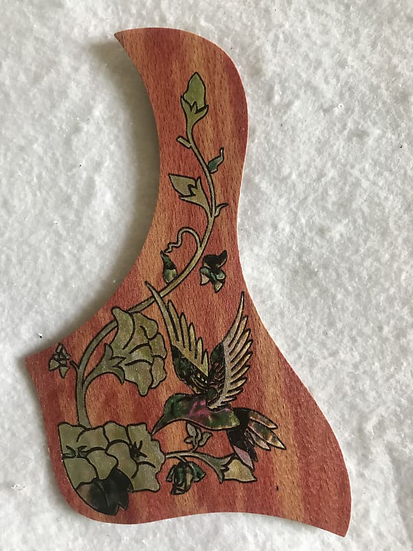 Custom Taylor Style Wooden guitar pickguard,Ebony | Reverb Australia