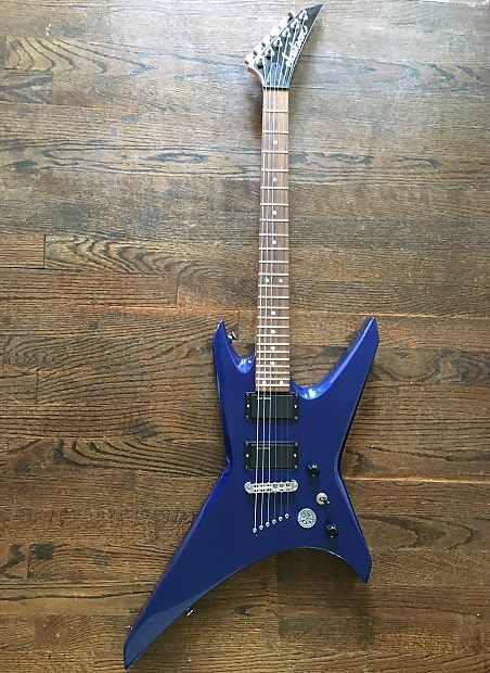 Jackson JS Warrior Blue w/ case | Reverb
