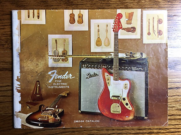 Fender Catalog 1963 1964 Full Line Case Candy Brochure | Reverb