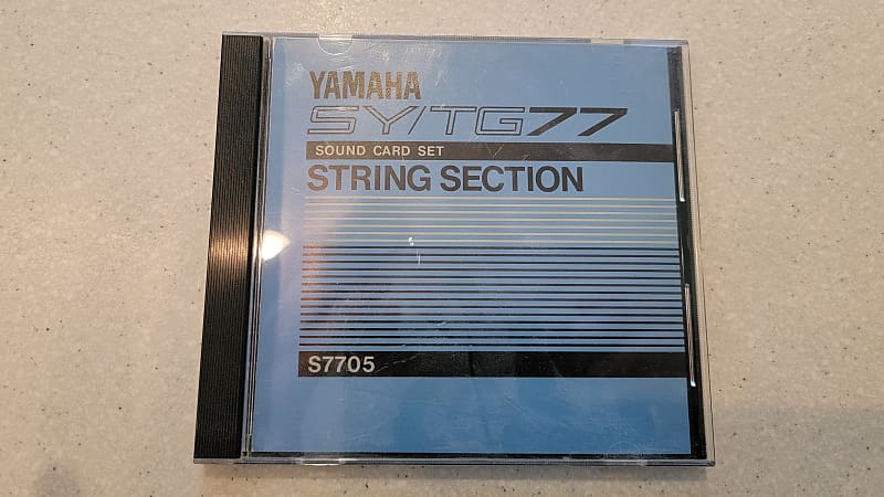 Yamaha SY77/TG77 Rom Card String Section (S7705) Voice Data | Reverb