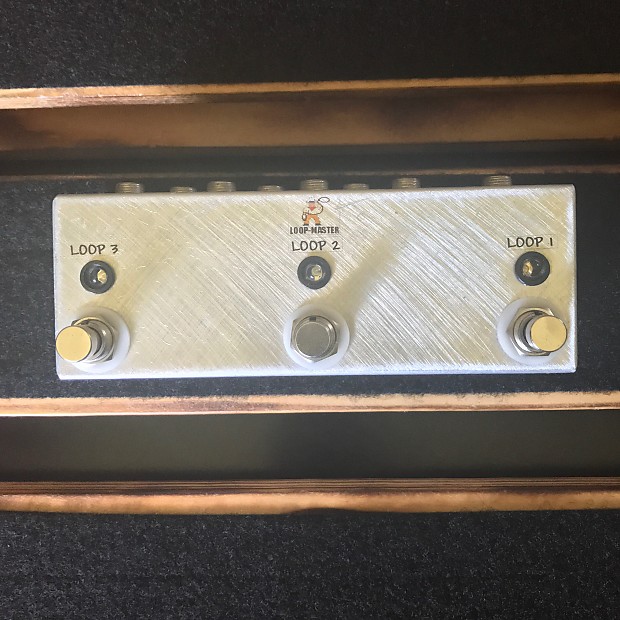 Loop-Master 3 Channel Trus Bypass Looper Pedal Brushed | Reverb