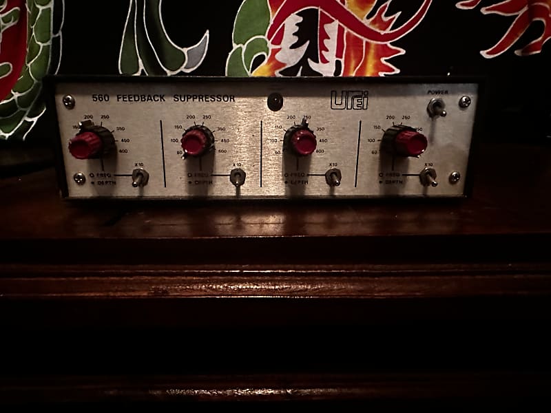 Urei 560 feedback suppressor 1970s - Black | Reverb