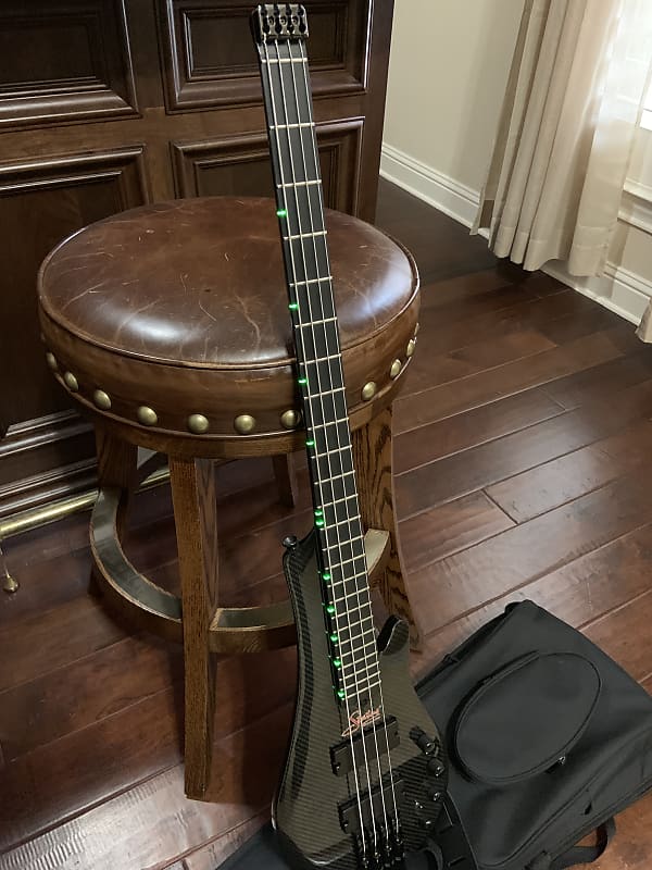 2017 Status Streamline 4-string headless all-graphite bass w/ | Reverb