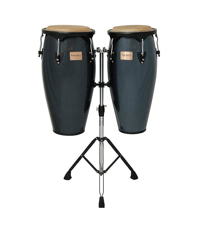 Tycoon Percussion Supremo Conga Drum Set & Double Stand - | Reverb