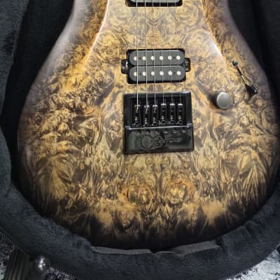 Kiesel AJ6E Andy James Crescent Signature 2021 Burled Maple | Reverb