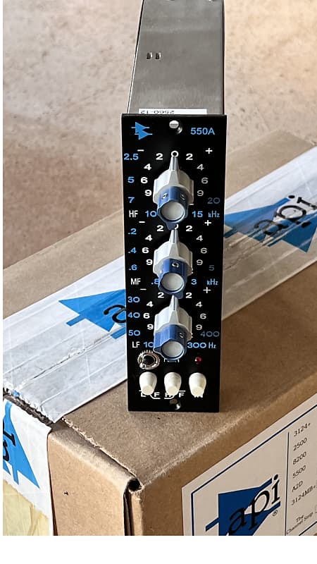 API 550A 500 Series 3-Band Equalizer Module | Reverb