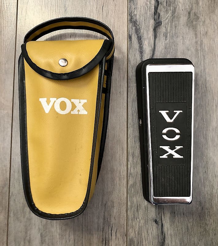 RARE Vox V847 Wah 1995 with Yellow Carry bag | Reverb