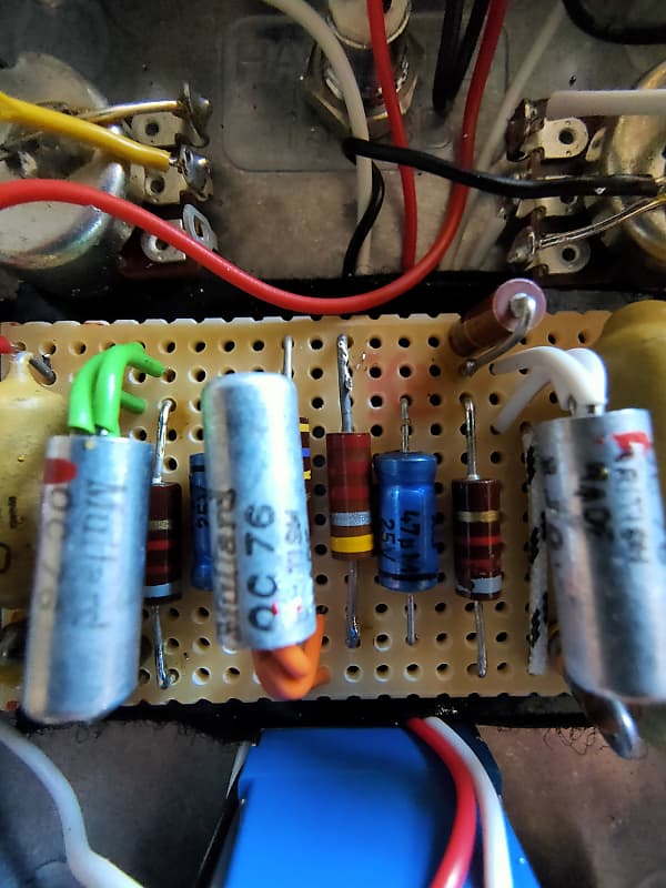 Custom Made FUZZ Tone Bender MKI Rarest OC76 MULLARD RED | Reverb UK