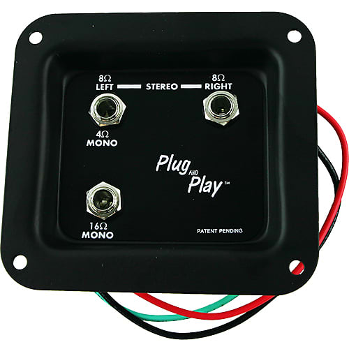 Mono/Stereo Plug and Play Jack Plate with Complete Wiring | Reverb