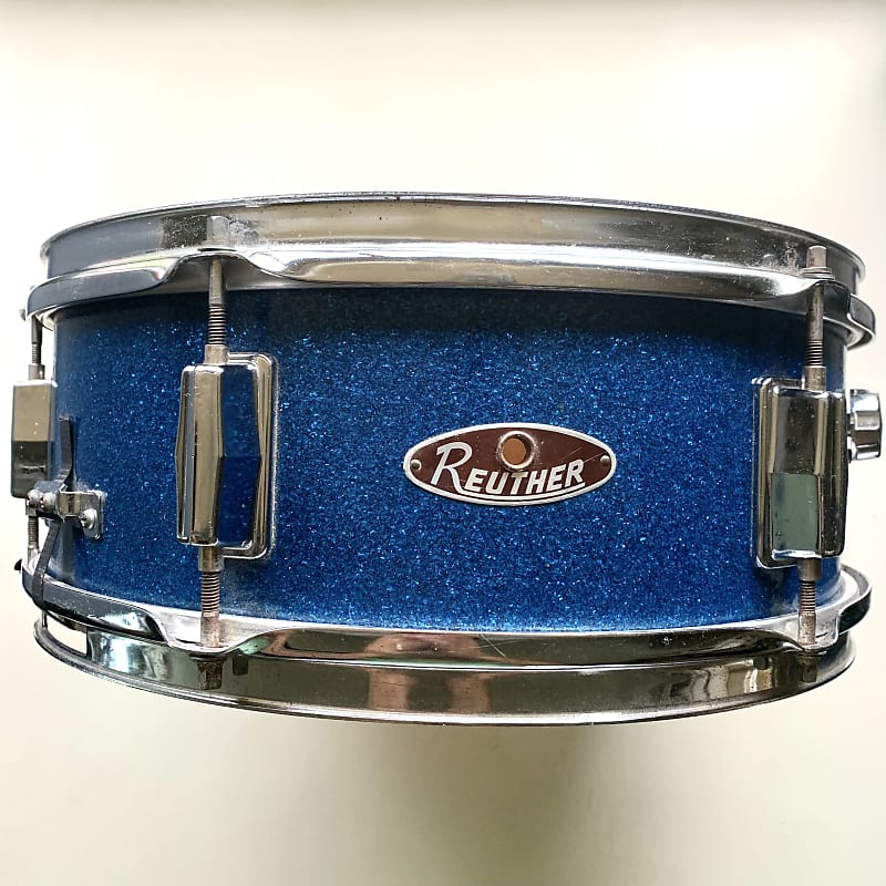 Reuther Snare Drum in Sparkle Blue | Reverb Canada