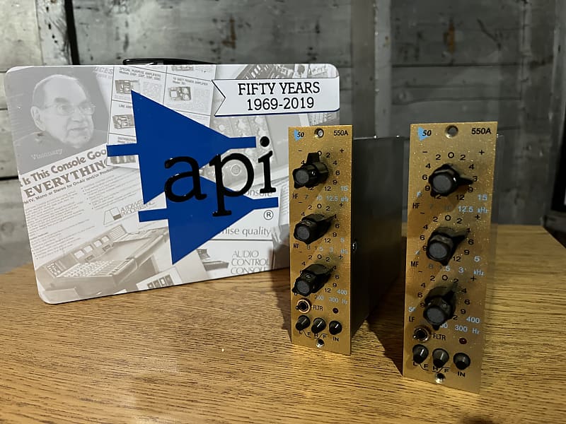 API 550A EQ’s 50th Anniversary PAIR | Reverb