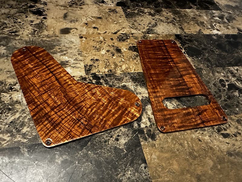 Koa wood back plates covers for PRS Guitar (US models). | Reverb