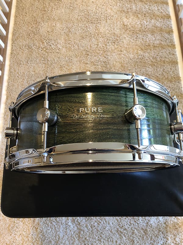 Doc Sweeney Drums Steam bent elm Hand Rubbed Emerald Finish | Reverb