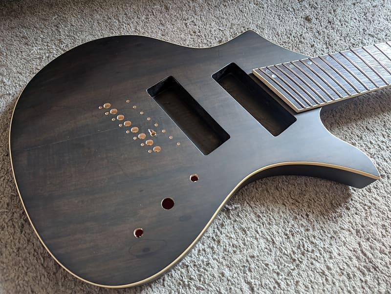 Custom 8 String Body and Multiscale Neck | Reverb