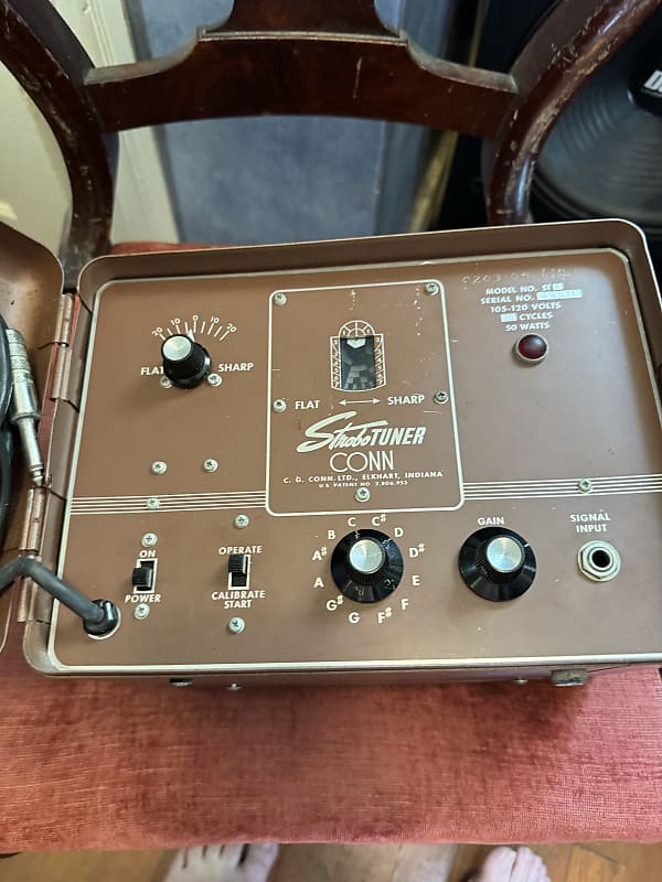 Conn Tube strobotuner 60s - Brown | Reverb