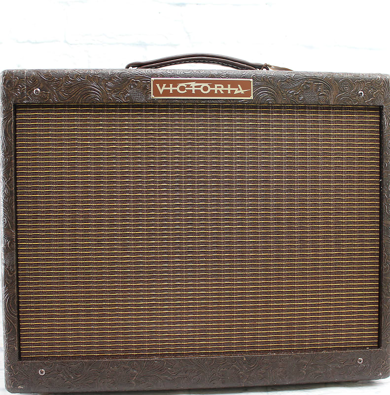 Victoria 20112 Western Tooled Leather Tolex Covering - 1/2 | Reverb