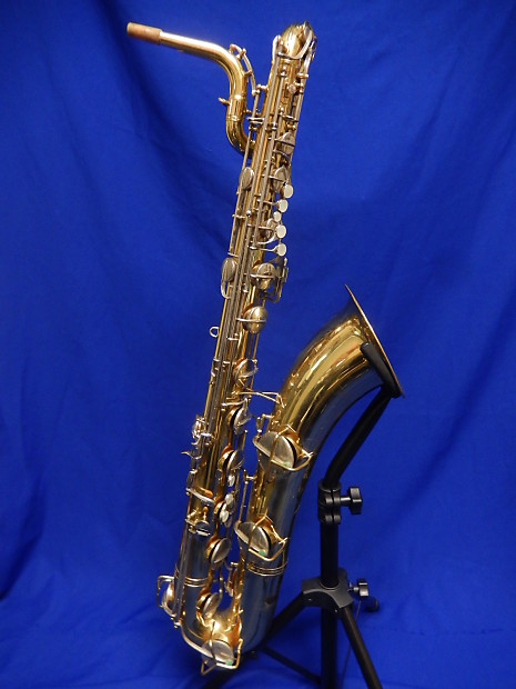 1961 Conn 12M Artist Eb Baritone Saxophone Low Bb | Reverb