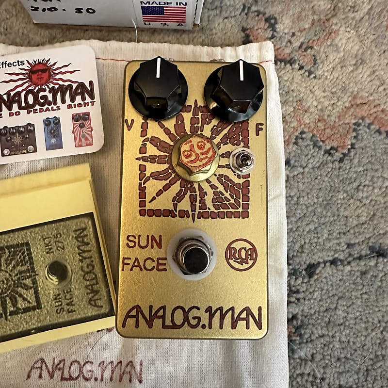 Analogman Sun Face RCA Germanium Fuzz | Reverb