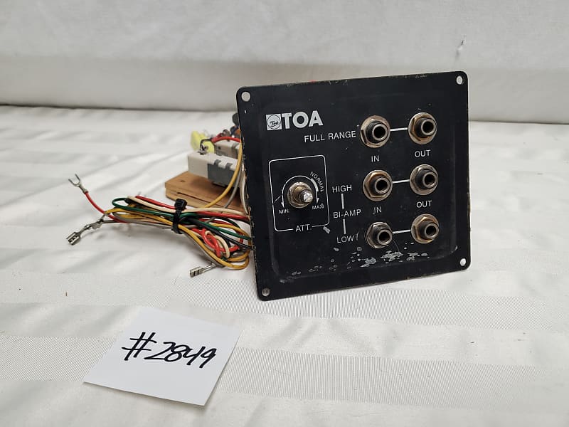 TOA 38-SD CROSSOVER NETWORK #2849 GOOD USED WORKING CONDITION | Reverb