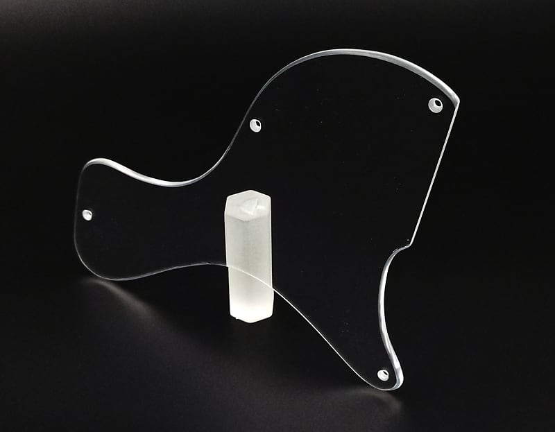clear acrylic pickguard for epiphone les paul junior double | Reverb
