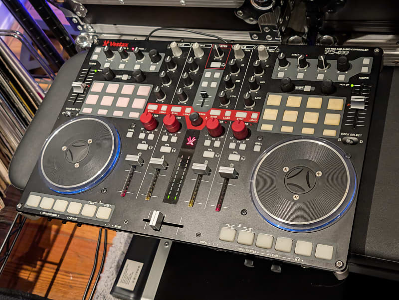 Vestax VCI-400 DJ Controller, MIDI controller, audio | Reverb