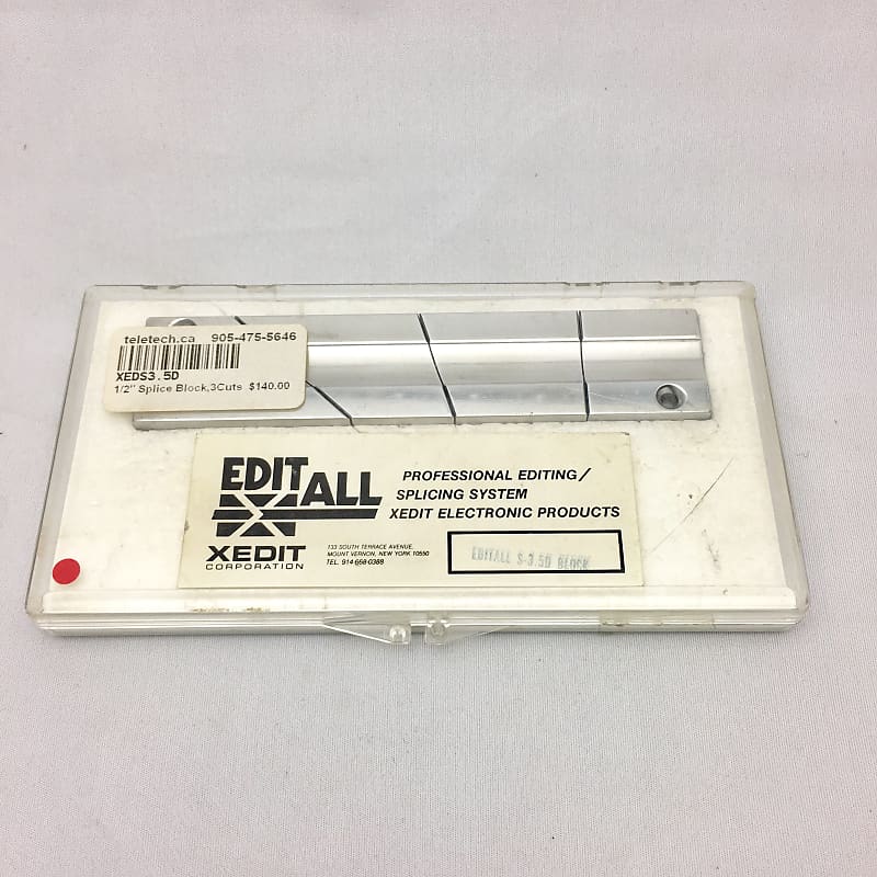 XEDIT Editall S-3.5D Block Professional editing/splicing | Reverb