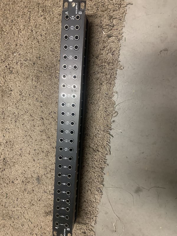 Neutrik Patch Bay NYS -SPP-L 1 Late 90s - Black | Reverb