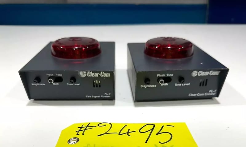 Clear Com FL-7 Light Call Signal Flasher Intercom System | Reverb